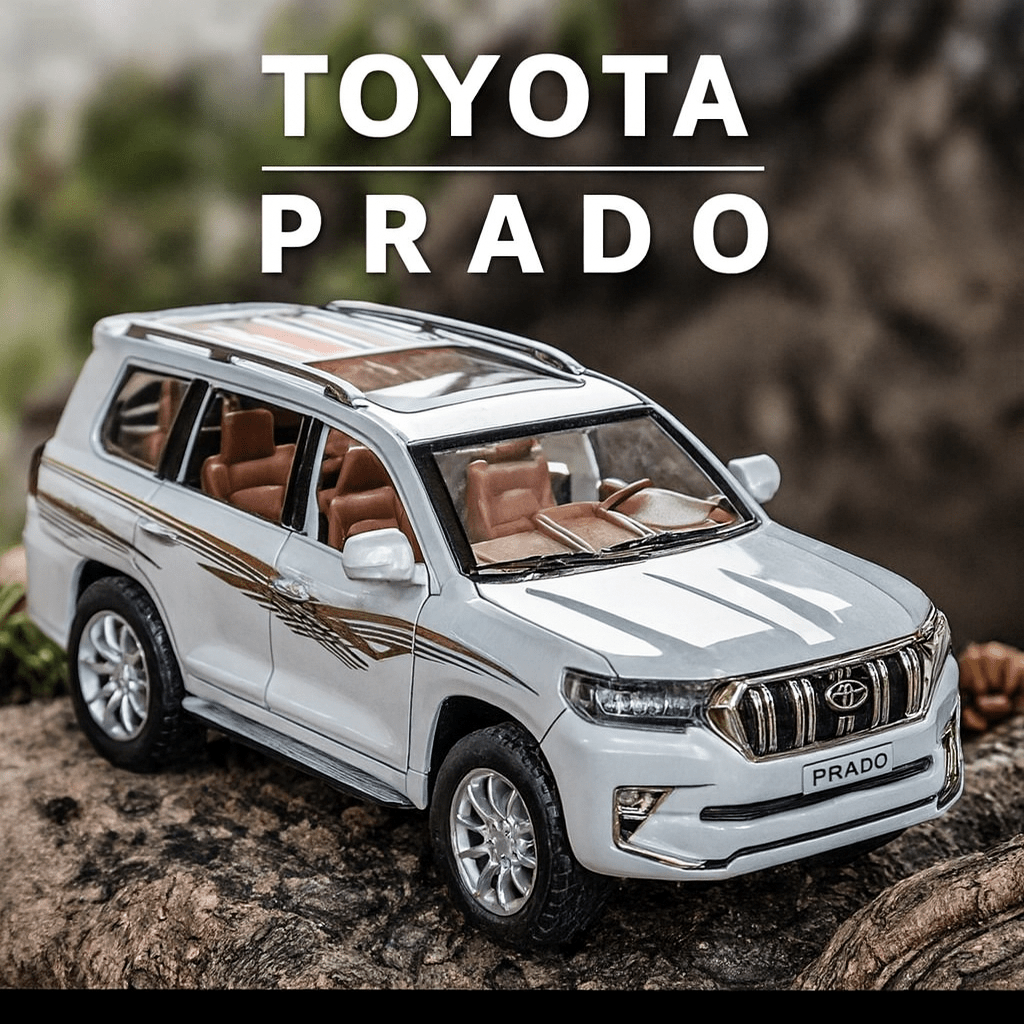 1:24 Prado Land Cruiser Alloy Metal Die-Cast Car – Planet Junior