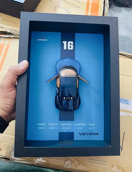 3D DieCast Metal Car Frame – Interactive Wall Art Model – Planet Junior