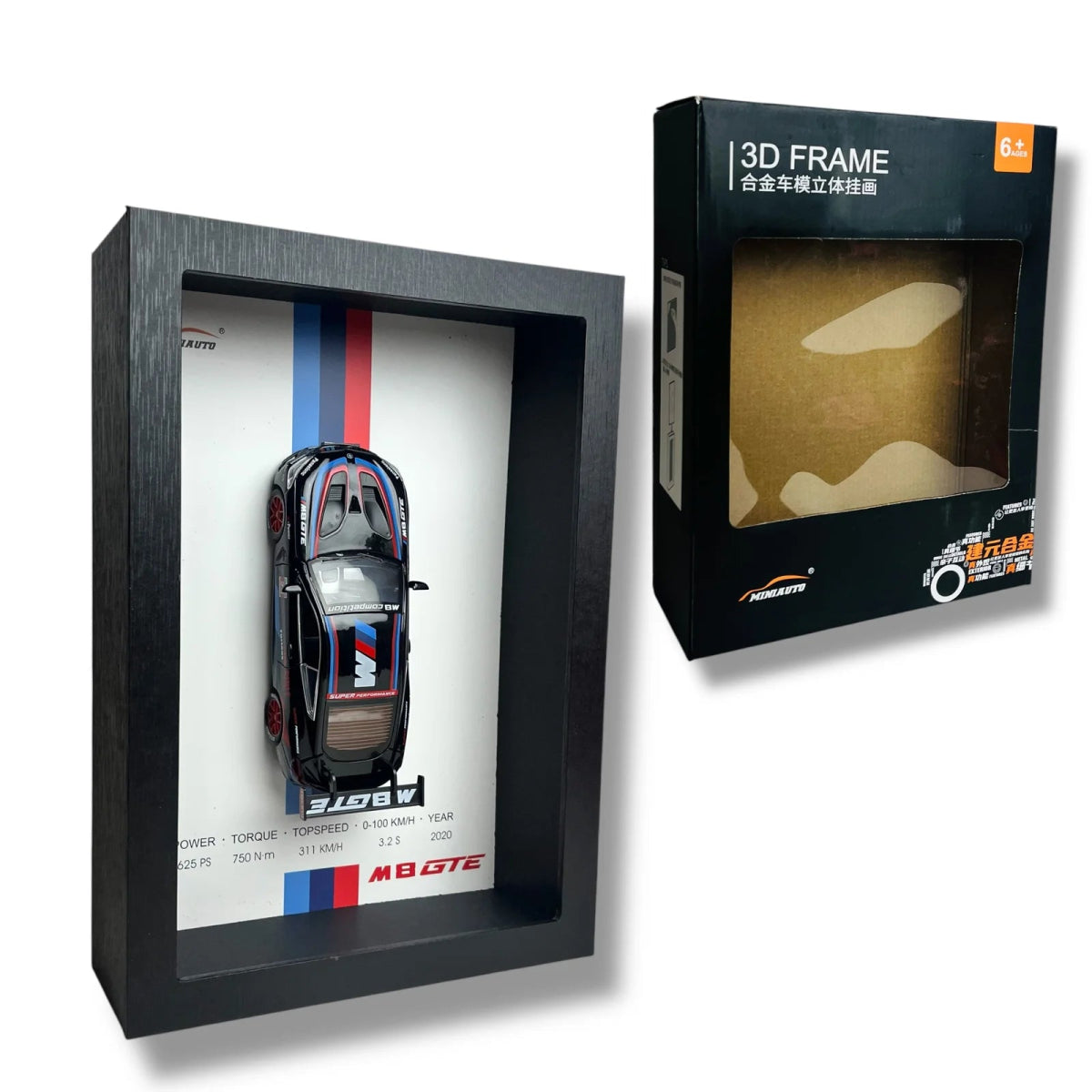 3D Frame DieCast BMW M Series Model – Planet Junior