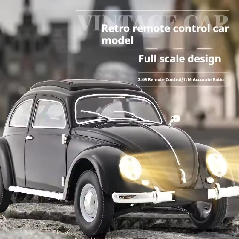 1:16 Retro Beetle RC Drift Car – Mini 1950s Remote Control Model ...