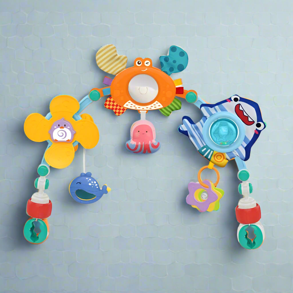 Huanger Baby Rattle Play Arch with Hanging Toys Set – Planet Junior
