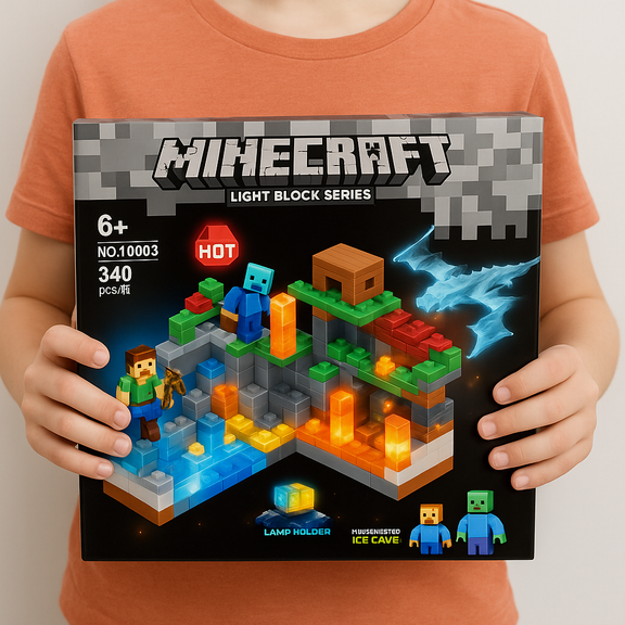 Minecraft Light Block Cave Set – 340 Pcs – Planet Junior