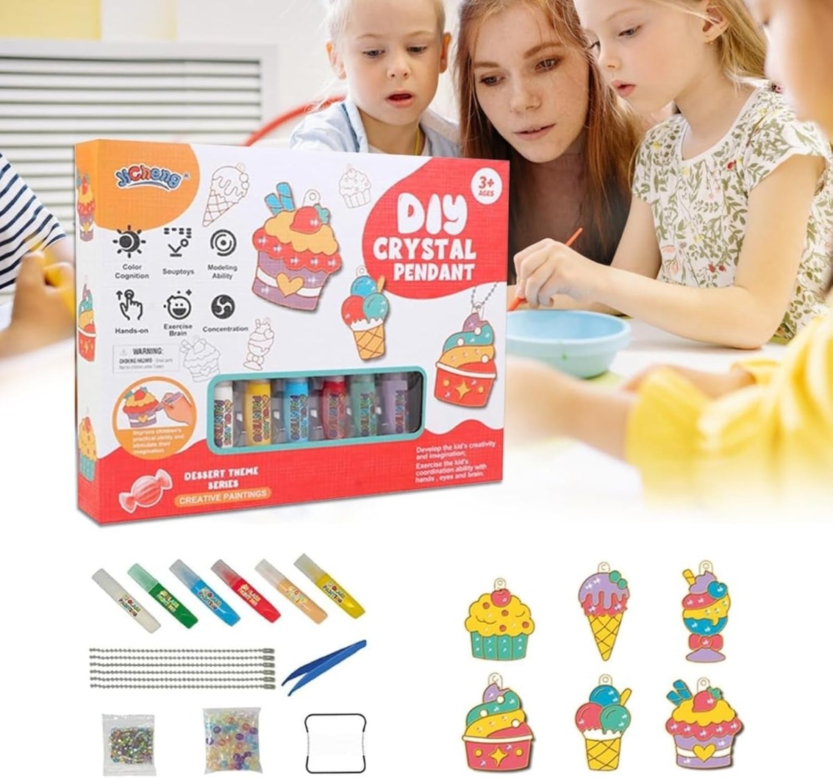 Desert Themed Art and Craft Kit with Colorful Beads – Planet Junior