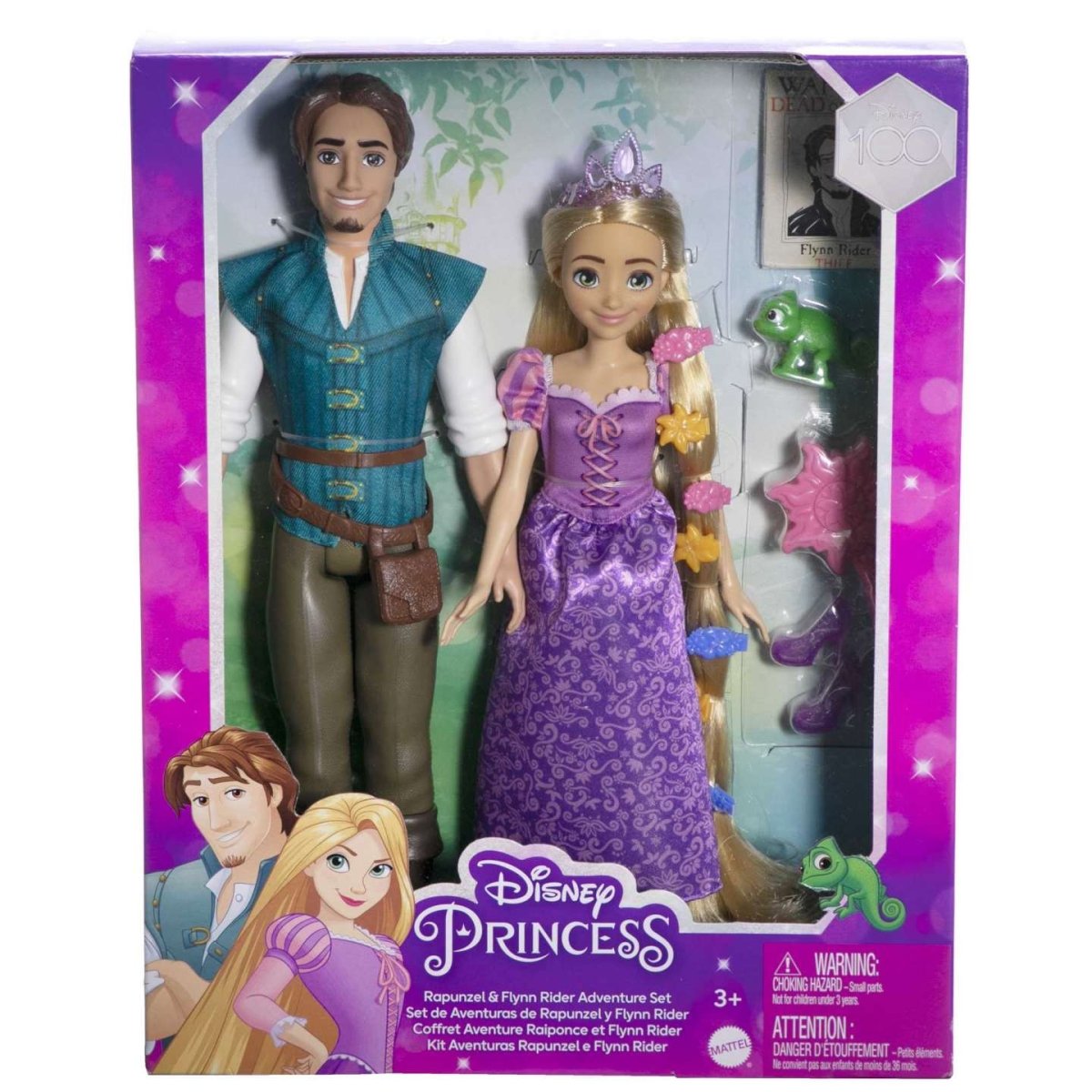 Disney Princess Rapunzel And Flynn Rider Dolls with Accessories ...
