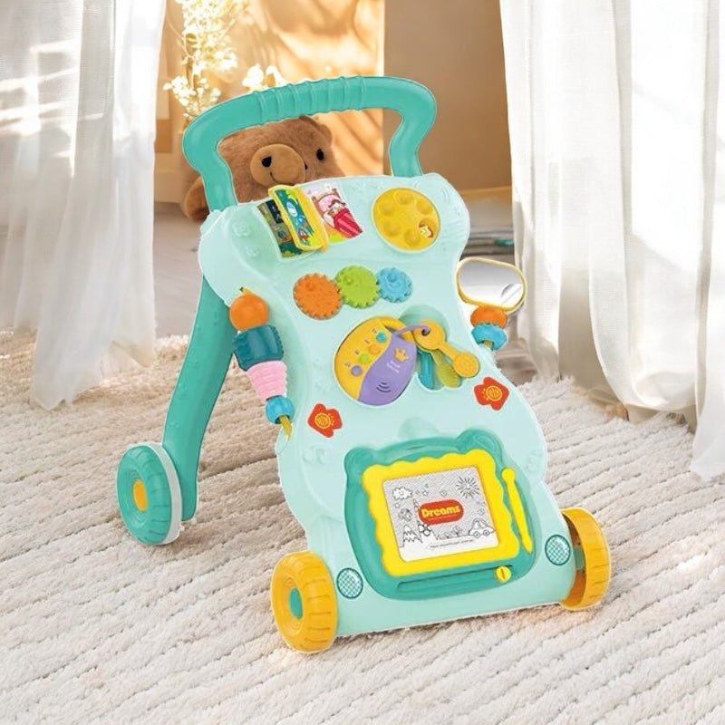 Huanger Musical Baby Walker – Interactive Activity Push Walker with ...