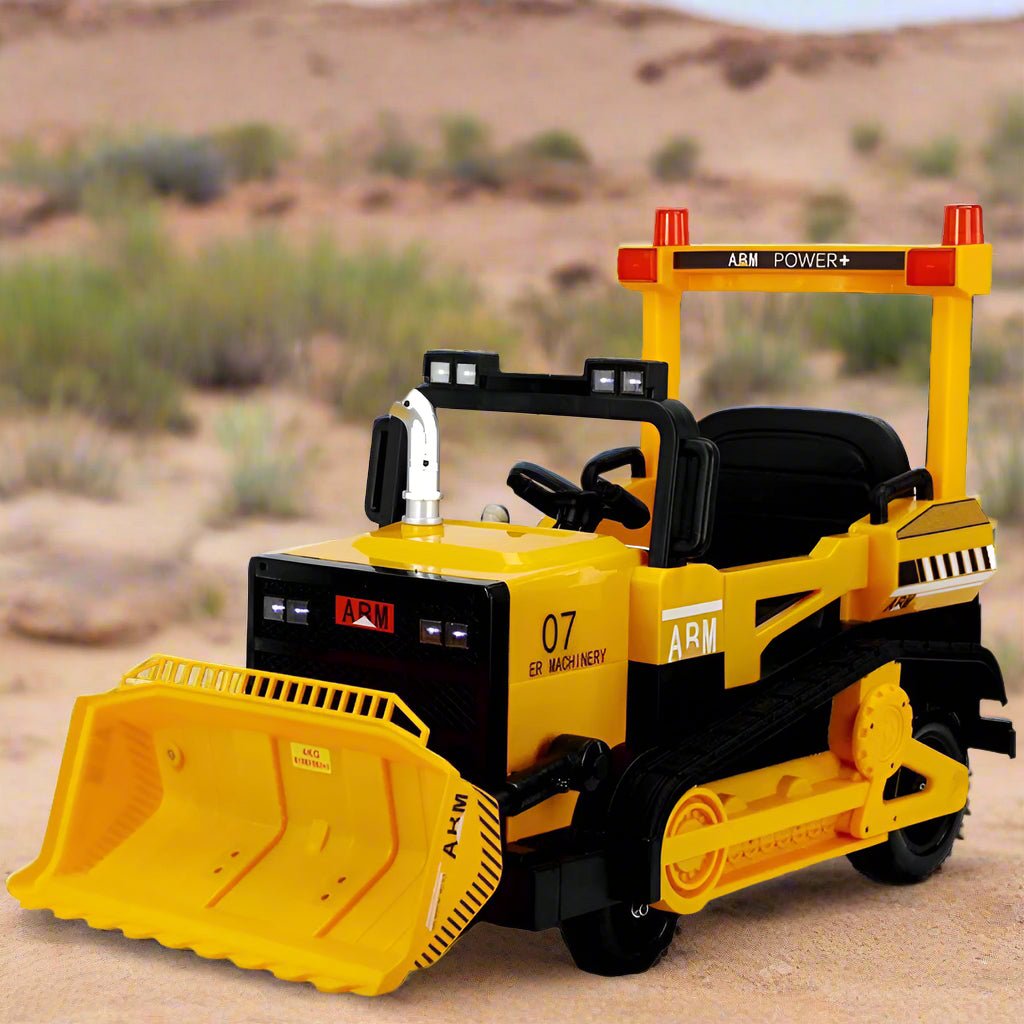 Kids Ride-On Excavator Digger – 12V Battery, Parental Remote & Music ...