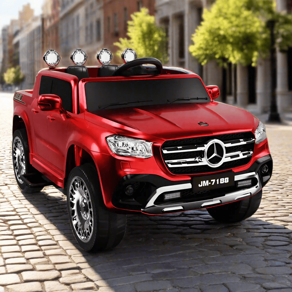 Mercedes Style Ride-On Jeep With Leather Seats – Planet Junior