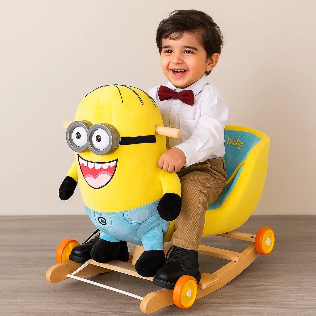 Minnion Face Rocking and Ride-On Rocker – Planet Junior