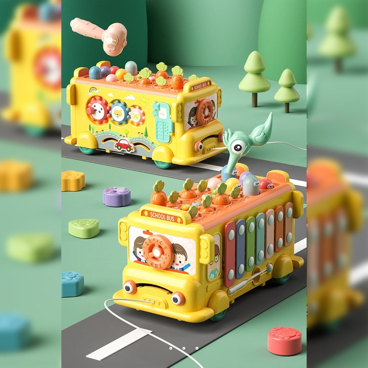 Montessori Educational Multifunctional Bus – Planet Junior