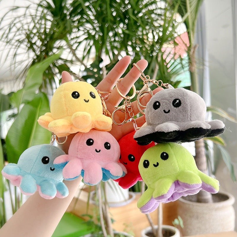 Cute Reversible Mini Octopus Keychain – Planet Junior