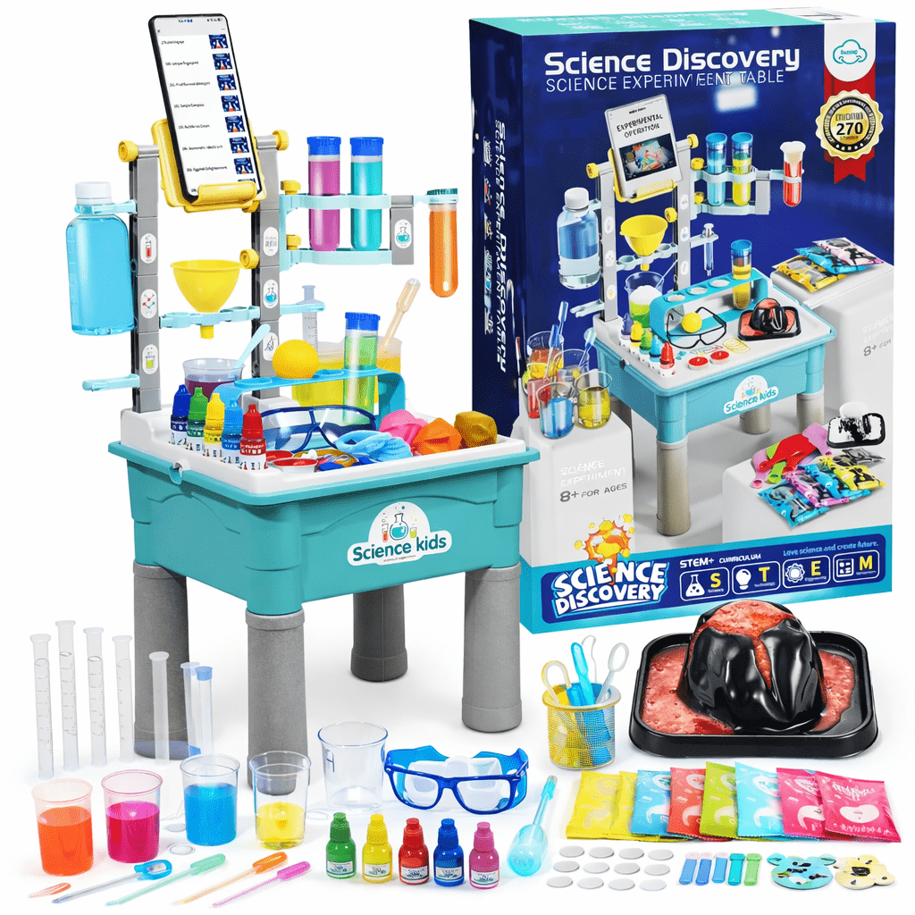 Science Discovery Lab Table for Kids – Ultimate STEM Experiment Station ...