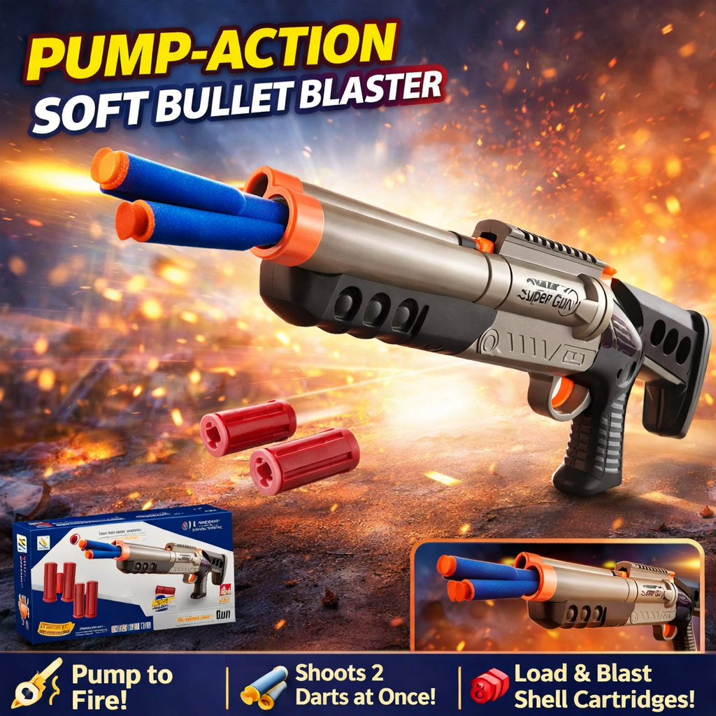 Soft Bullet Blaster Gun for Kids – Planet Junior