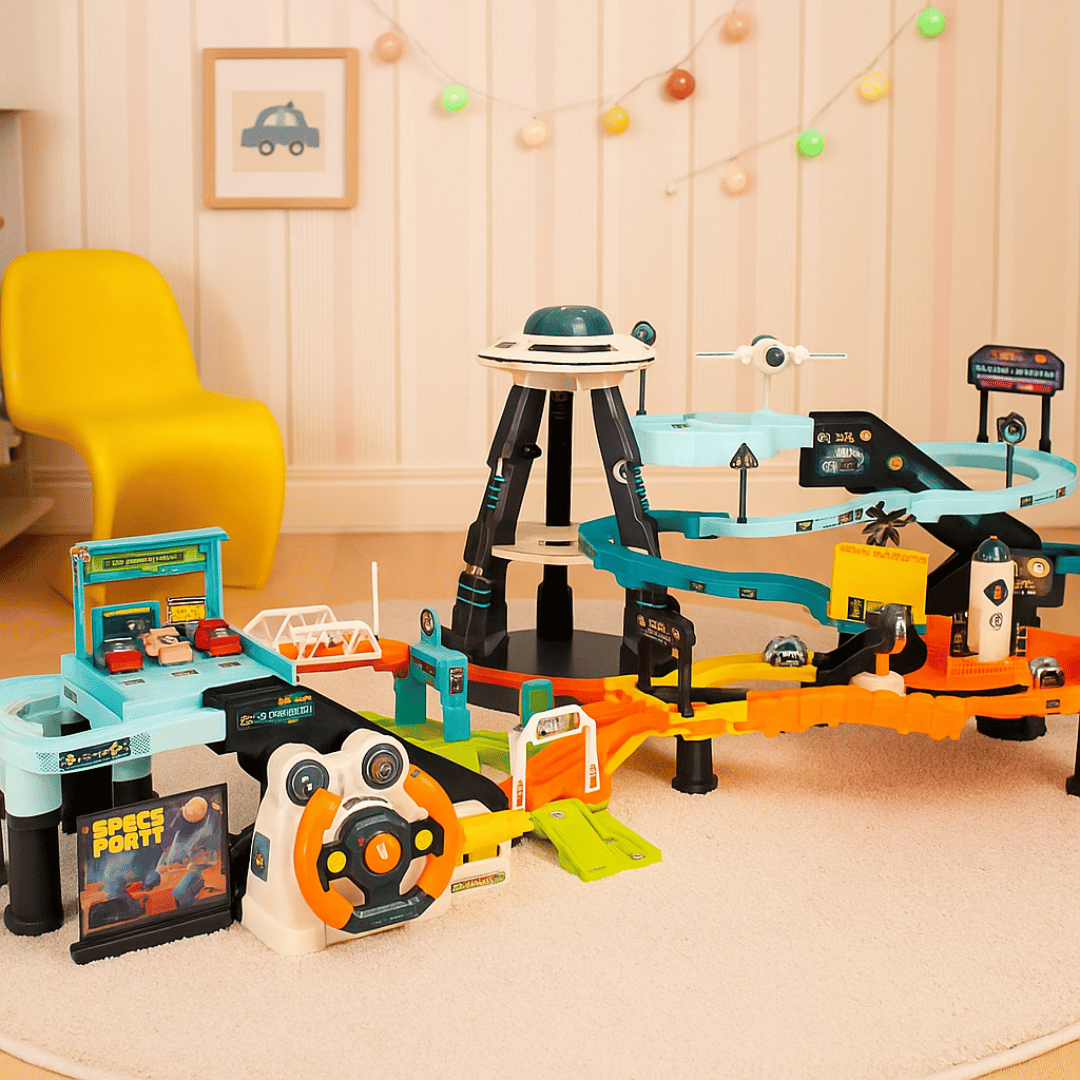 Steering Wheel Mars Base Track – Space Adventure Playset – Planet Junior