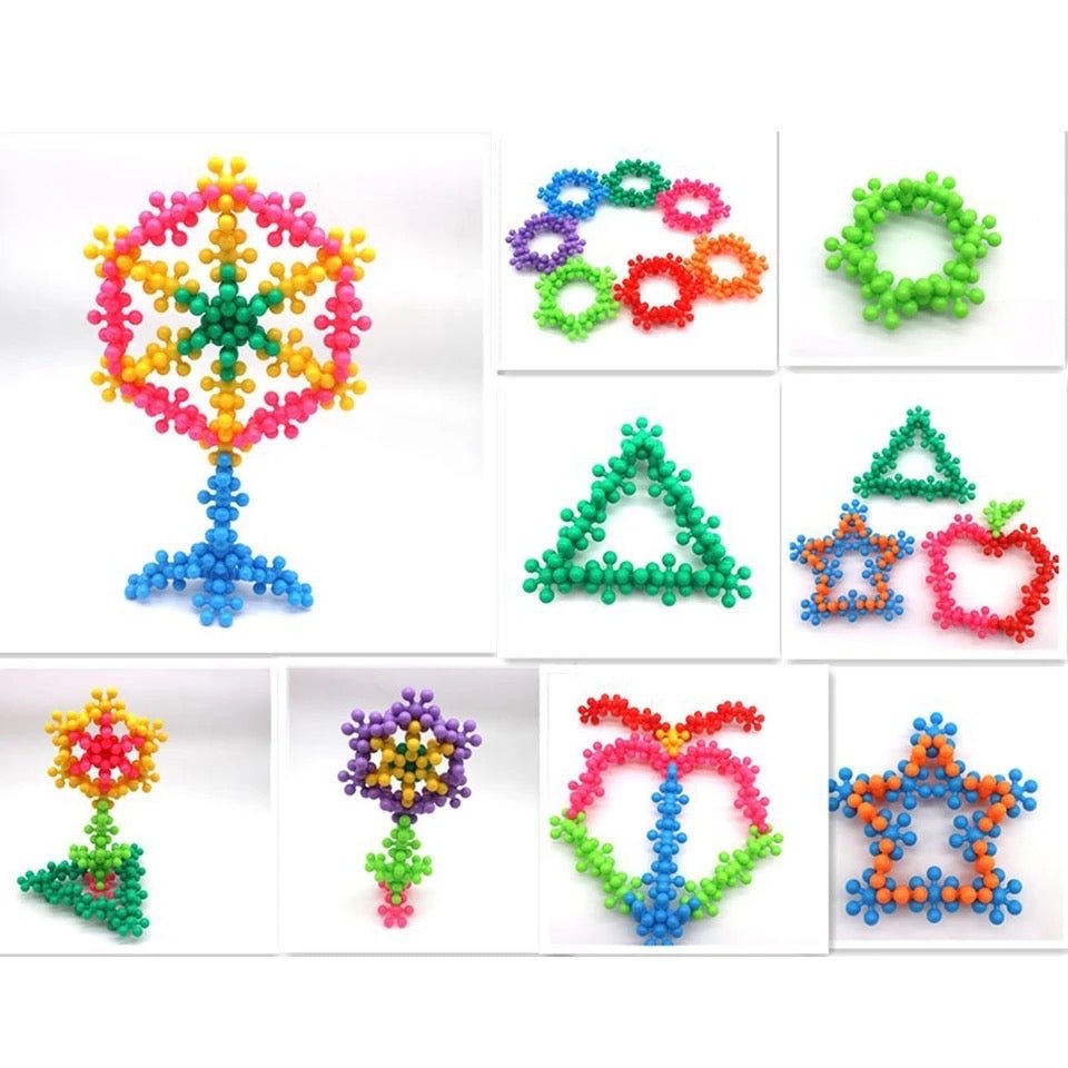 3D Multicolour Modern Building Blocks – Planet Junior