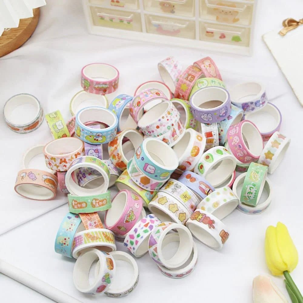 Cute Cartoon Washi Tape Bundle – Planet Junior
