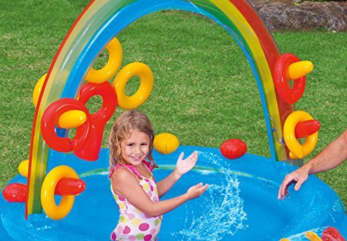 Intex Rainbow Ring Play Center | 10 Feet x 6.4 Feet x 4.5 Feet – Planet ...