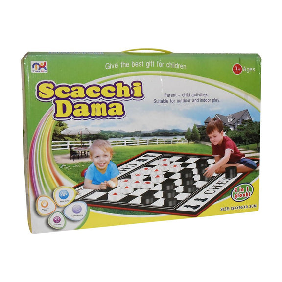 Scachi Dama Chess Board Game – Planet Junior