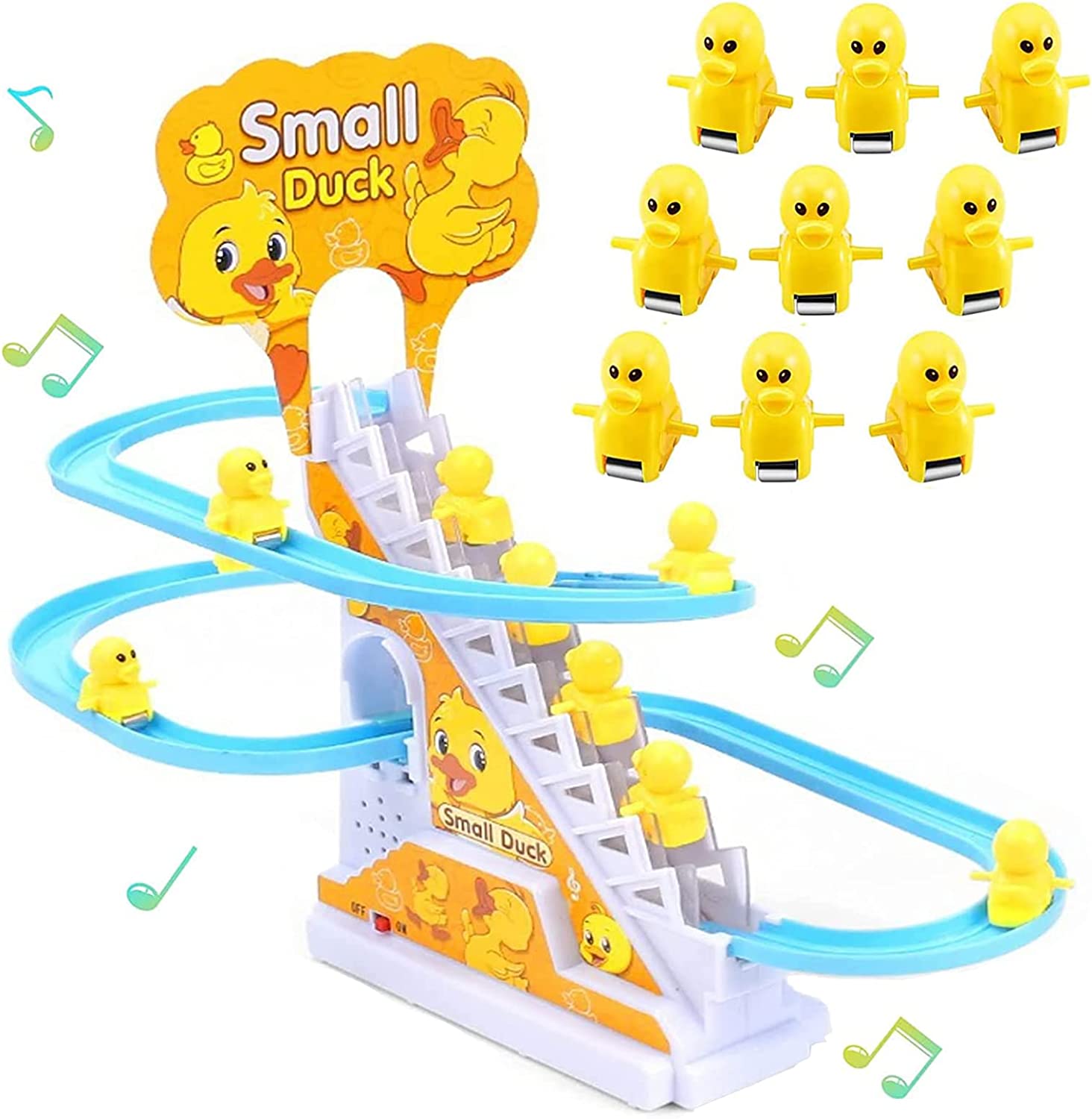 Small Duck Climbing Stairs Toy For Kids with 3 Ducks – Planet Junior